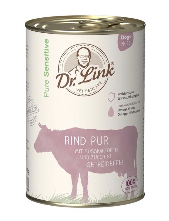 Dr Link RIND PUR getreidefrei 9x400g (Nr.23) & 2x 400g Nr 22 (Neu und ...