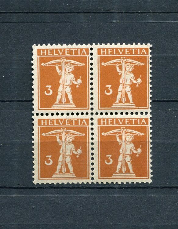 1909 - 1933 4 x Tellknabe mit Armbrust voir Photos | Kaufen auf Ricardo