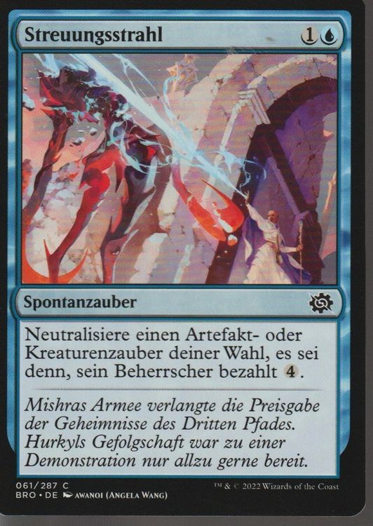 TCG Magic The Gathering MTG De BRO 061 /287 Streuungsstrahl (Neu (gemäss Beschreibung)) in ...