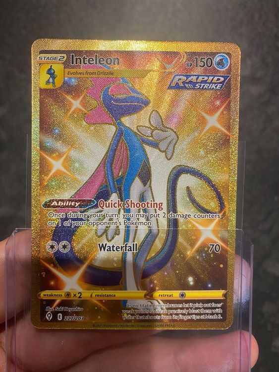 Inteleon Gold Evolving Skies 227 Mint (Neu und originalverpackt) in St ...