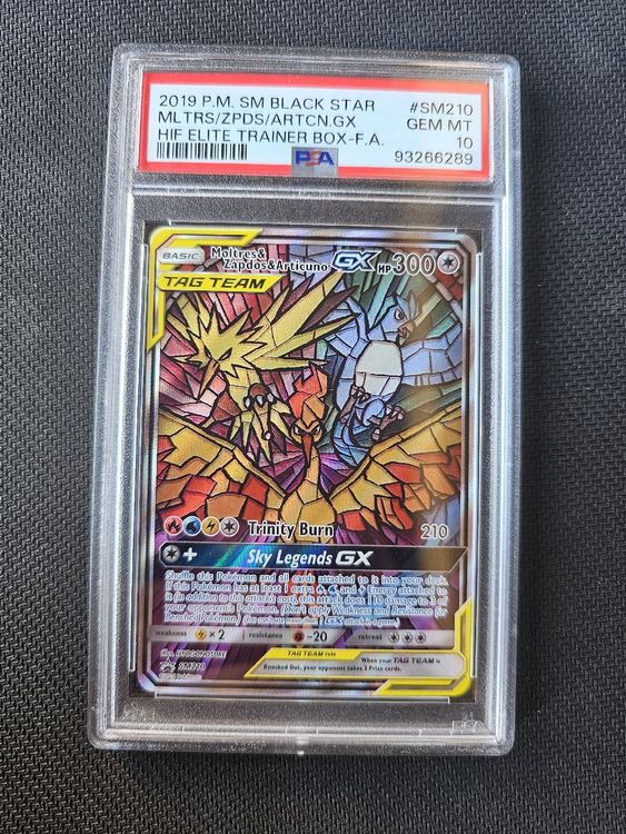Pokémon SM210 Black Star Trio-Tag Team GX PSA 10 | Kaufen auf Ricardo
