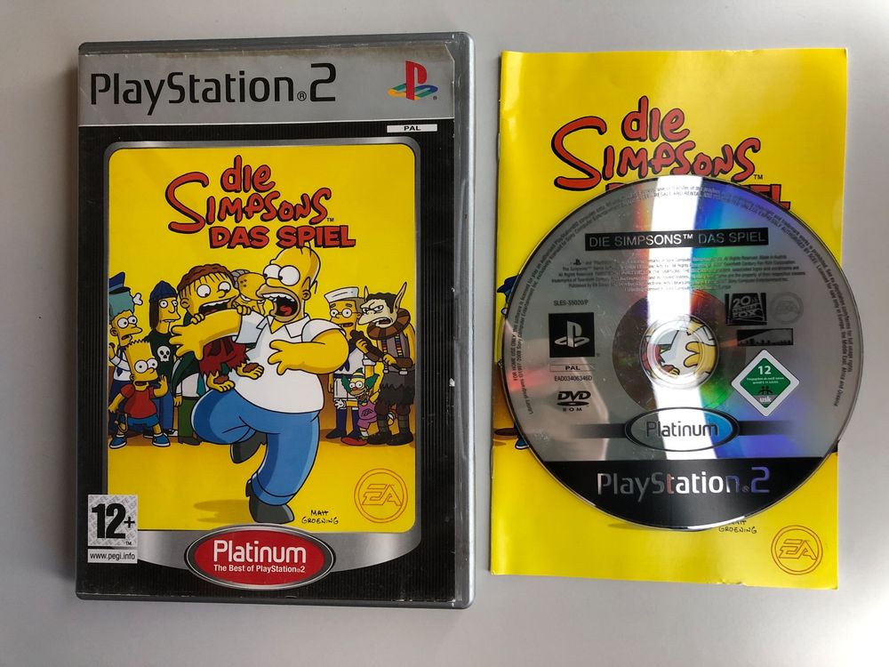 Die Simpsons das Spiel - PS2 (Gebraucht) in St.gallen für CHF 8 – mit ...
