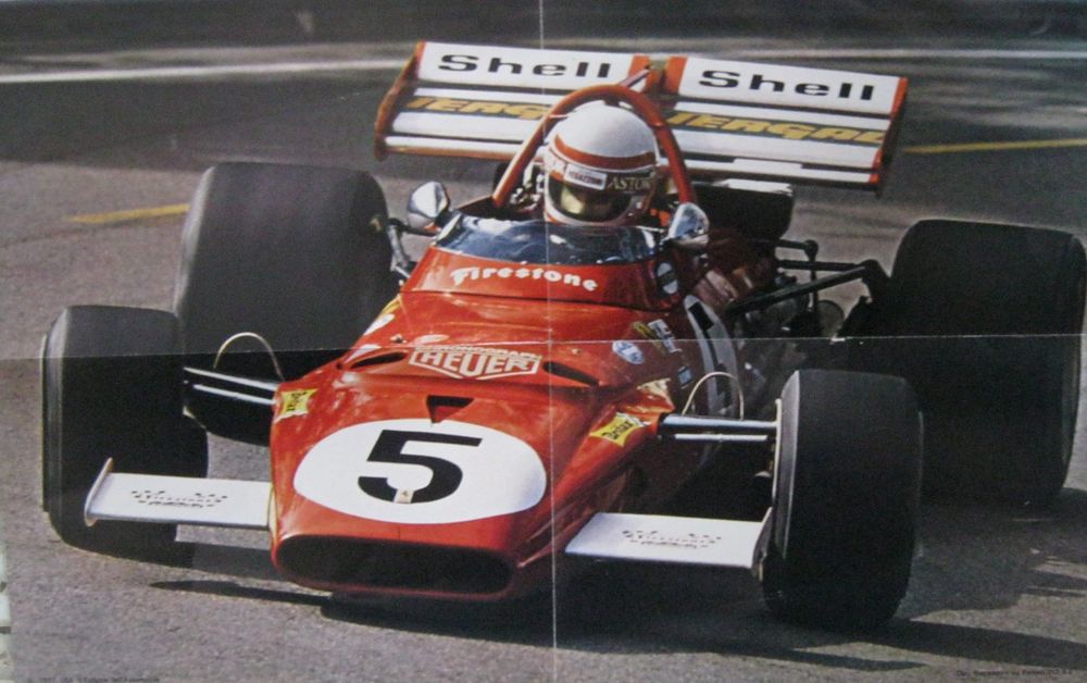 Clay Regazzoni Poster Ferrari 1971 (Gebraucht) in Bregenz für CHF 9.95 ...