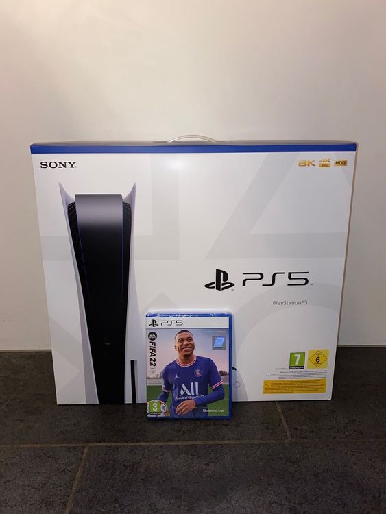 PS5 Disc Edition + Fifa 22, Ungeöffnet | Kaufen auf Ricardo