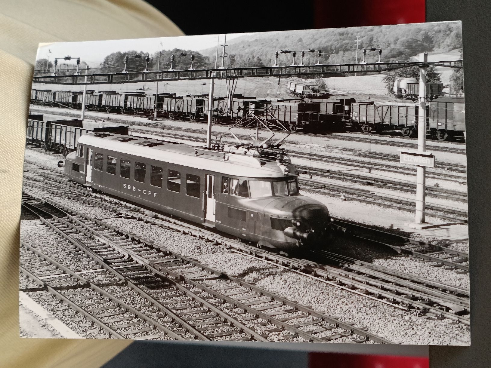 Altes Bahn Photo / Roter Pfeil Triebwagen Ausgabe ca. 1960 (Gebraucht ...