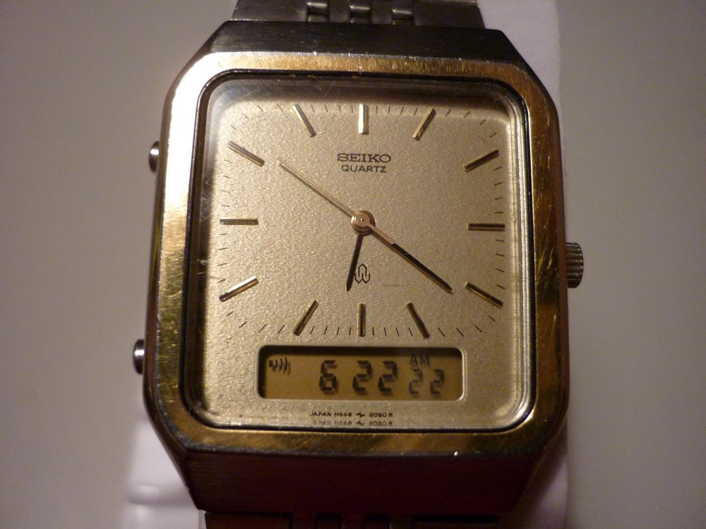 Seiko - Vintage LCD Analog Quartz - h449-5050 - Men - 1980-1 | Kaufen ...