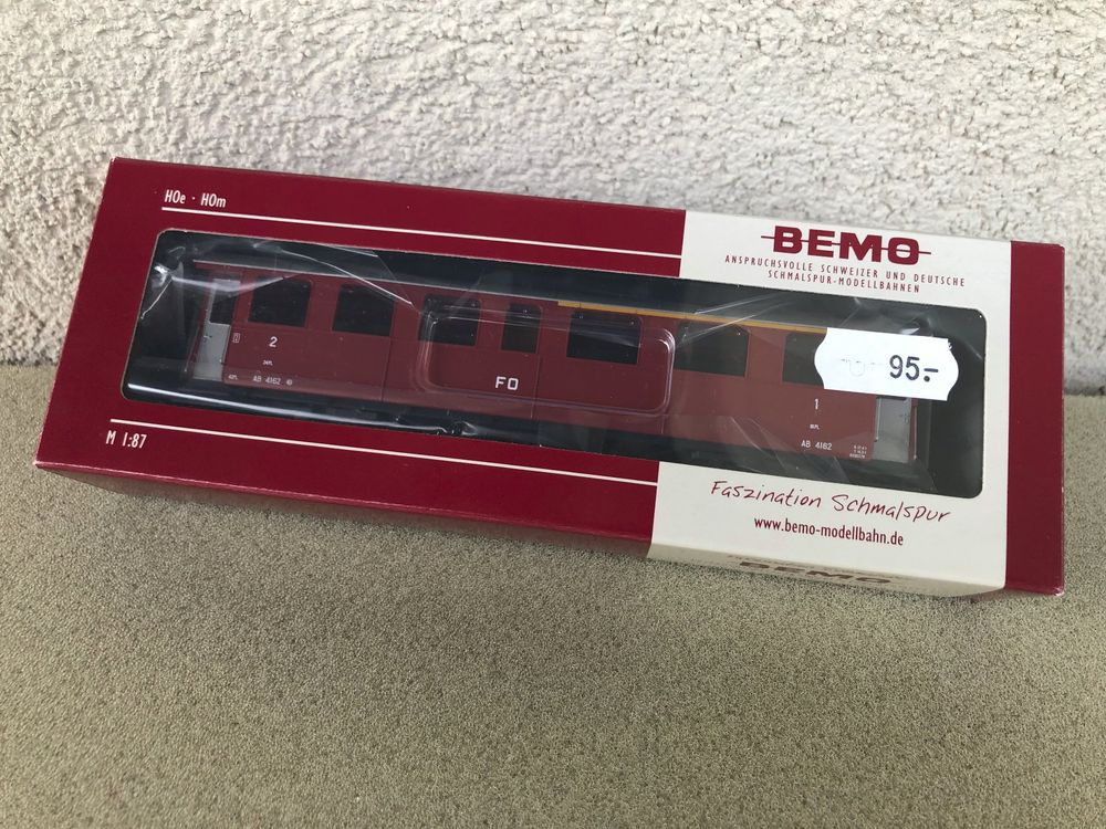 BEMO 3246 242 FO AB 4162 Umbauwagen rot HOm | Kaufen auf Ricardo