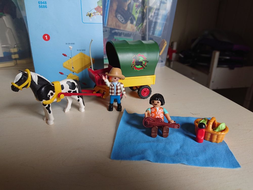 Playmobil Picknick mit Ponywagen / Kutsche | Kaufen auf Ricardo