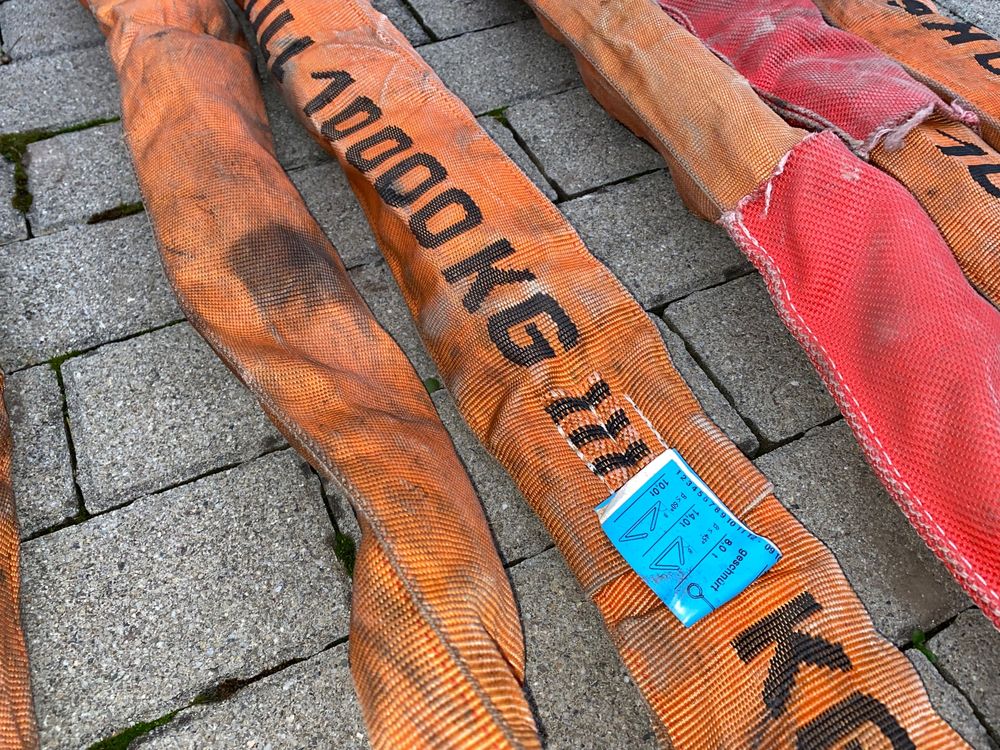 Hebegurten 10T Gurten Schlingen 4 x Hebegurte | Kaufen auf Ricardo
