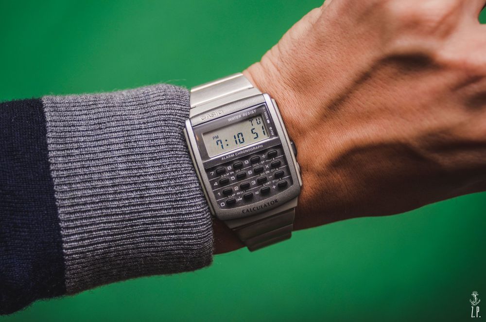 Casio Calculator `vintage collection Steel Bracelet (Gebraucht) in ...