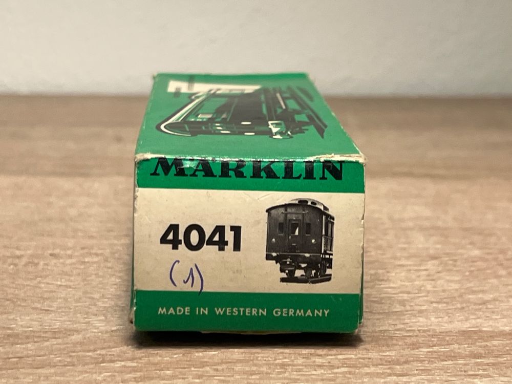 Märklin 4041 Gepäckwagen mit Schlusslichtern H0 OVP (1) (Gebraucht) in ...