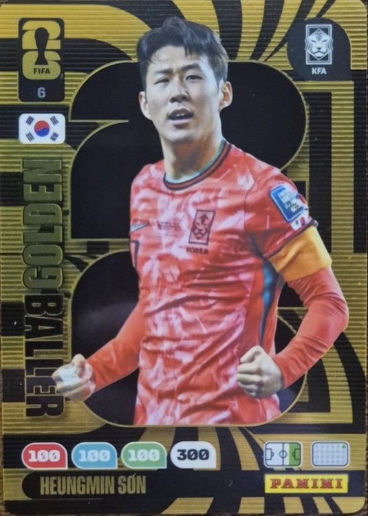 Heungmin Son - Golden Baller - Panini Karte - Top Zustand! (Neu und ...