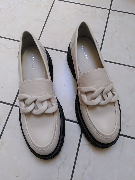 Plateau Loafer Weiss | Kaufen auf Ricardo