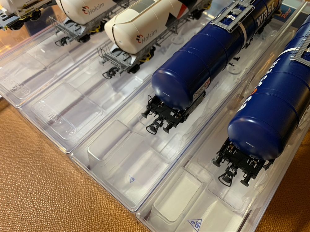 Roco H0 76943/76138/77046 SBB Holcim-Chemoil G-Zug DC Analog (Neu und ...