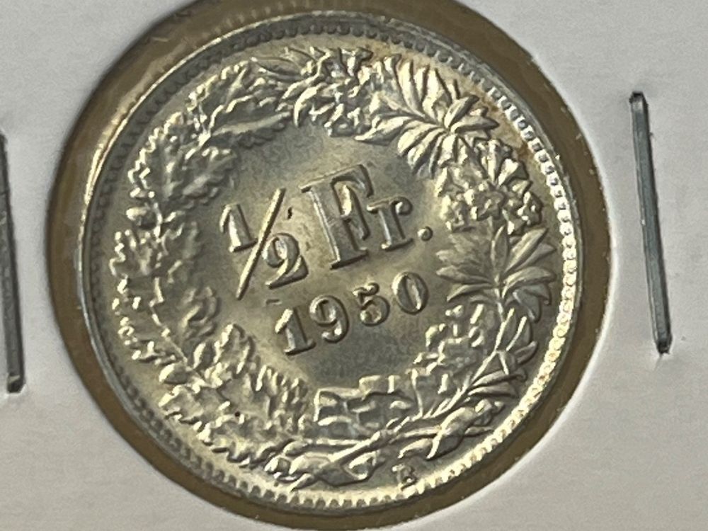 50 Rappen 1950 TOP Erhaltung (Gebraucht) in Tägerwilen für CHF 2 – mit ...