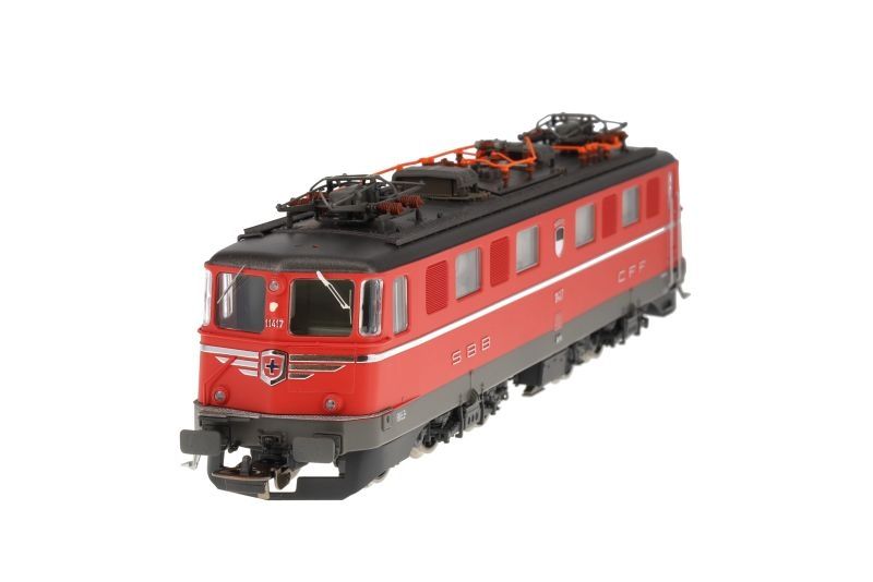Piko 97208 SBB Ae 6/6 11417 Fribourg, rot DCC Sound (Neu und ...