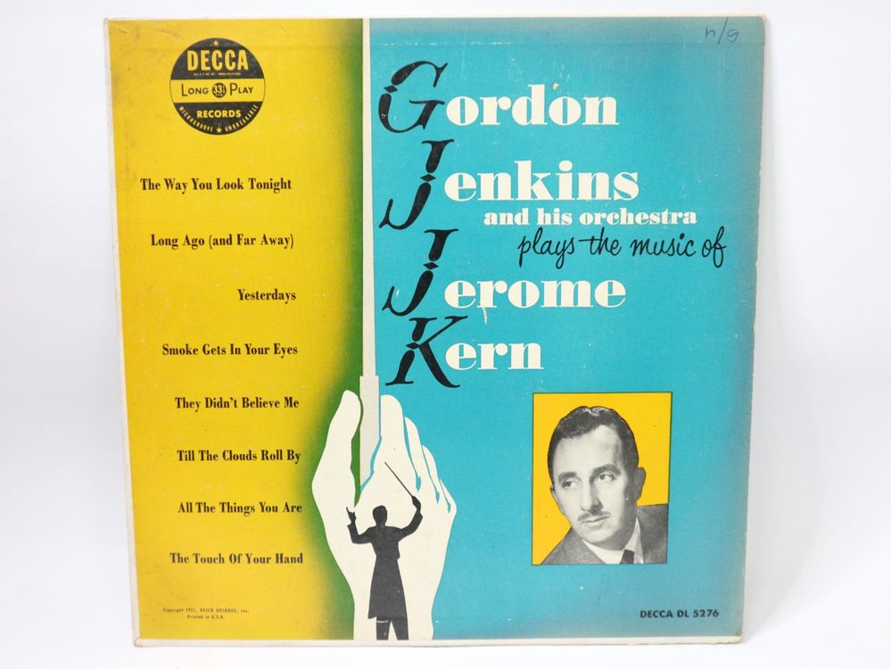 Vinyl LP 25cm Gordon Jenkins Orchestra Easy Listening 1951 (Gebraucht) in Eschenbach SG für CHF ...