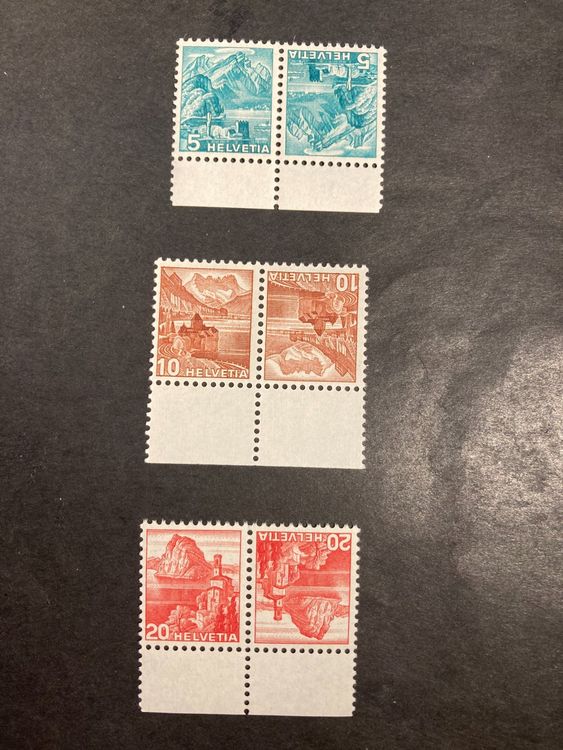 Schweiz 1942 Lot Kehrdrucke postfrisch Rand | Kaufen auf Ricardo