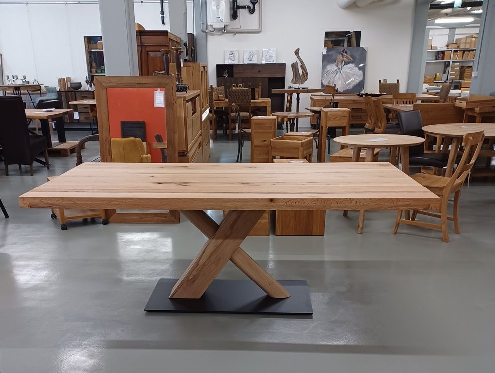 Tisch Wales/Tse Wildeiche massiv Natur geölt 200x100cm (Neu (gemäss Beschreibung)) in Gränichen ...