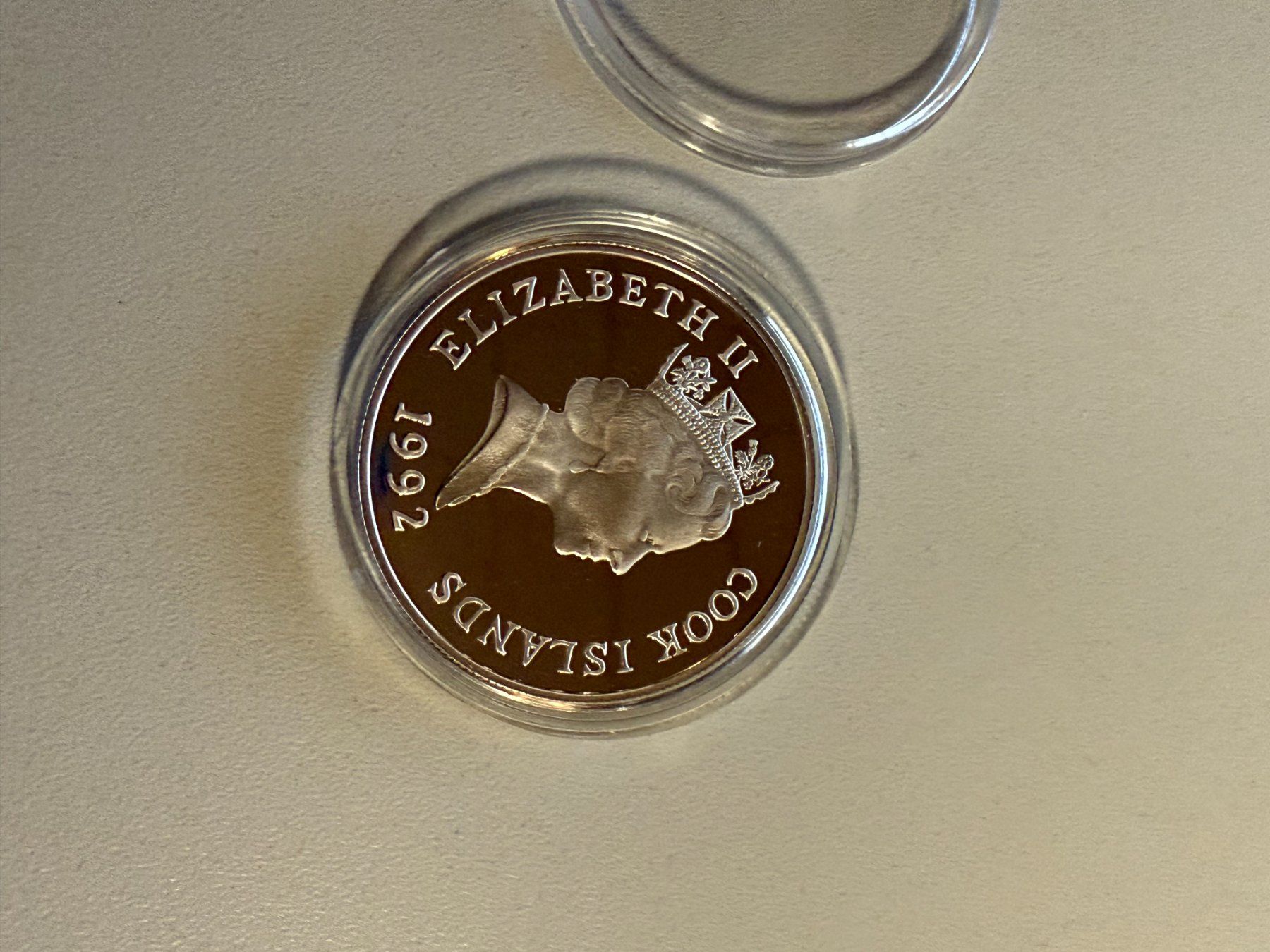 Silbermünze Cook Inseln 50 Dollars Taskin 1992 Wwf Pp Neu Und