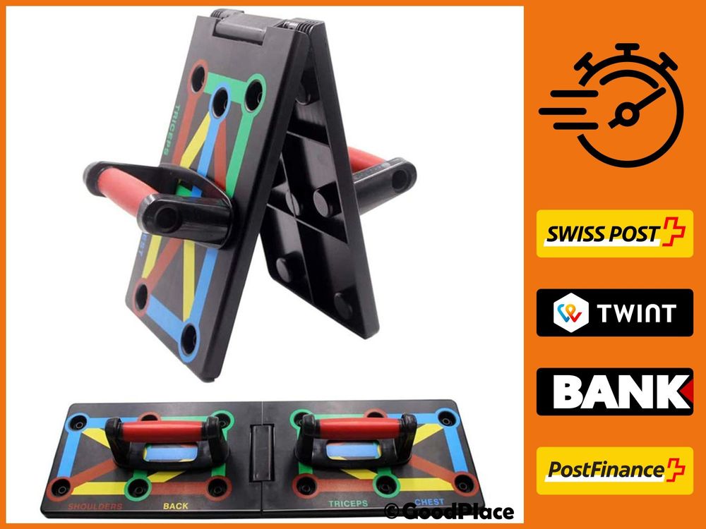 Faltbares Push Up Rack Board 12 in 1 für Muskeltraining | Kaufen auf ...