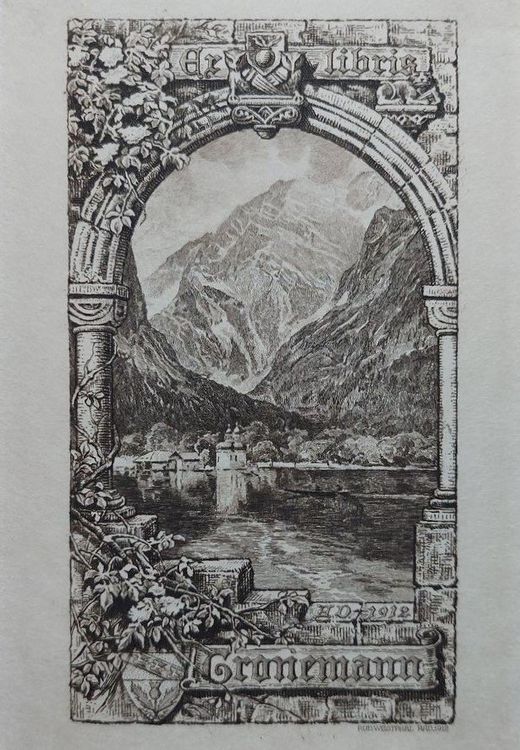 Exlibris Rudolf Westphal - Original Kupferstich 1912 (Gebraucht) in Obfelden für CHF 20 – mit ...