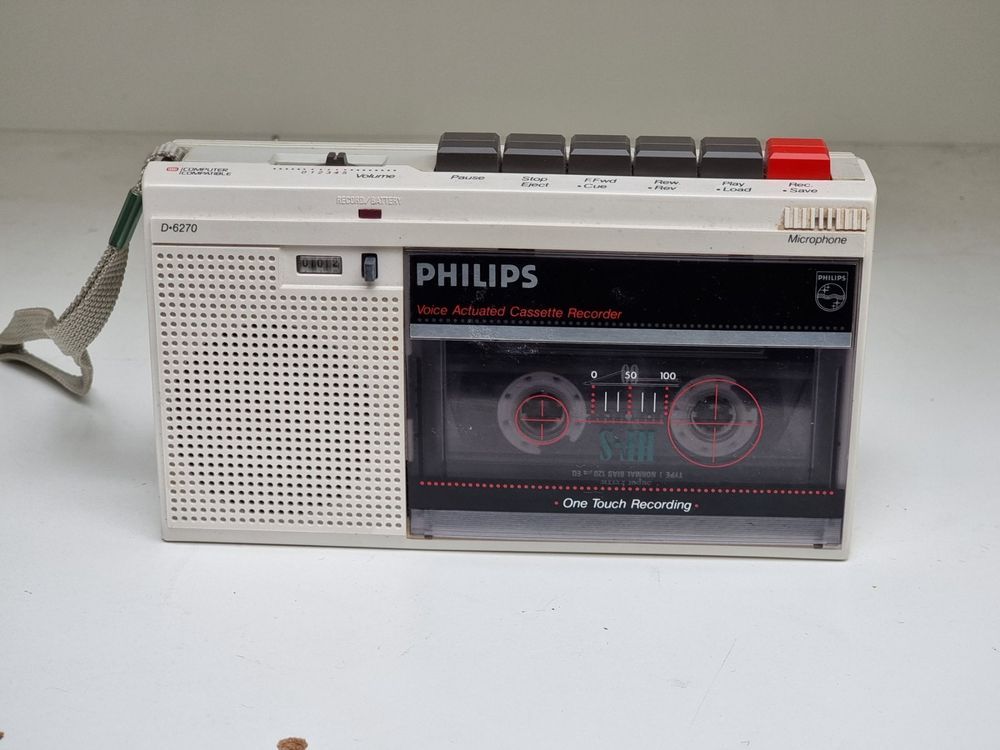 Philips D-6270 Cassette Recorder funktioniert (Gebraucht) in Zürich für ...