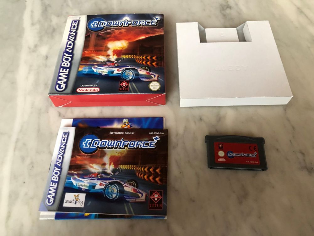 DOWNFORCE SPIEL FÜR GAME BOY ADVANCE IN ORIGINALSCHACHTEL (Gebraucht ...