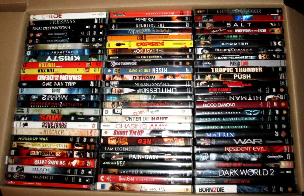 DVD Sammlung FSK 16 & 18 Filme 78 Stück DVDs Film Vergnügen | Kaufen ...