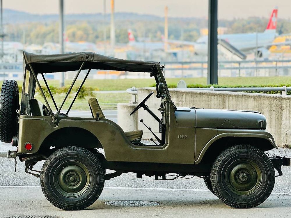 Swiss Army Jeep Willys CJ-5 Veteran 1964 Top gepflegt (Gebraucht) in ...