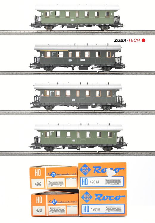 Roco 4x Plattformwagen der DB, H0 GS mit OVP (Gebraucht) in St. Gallen für CHF 25 – mit ...