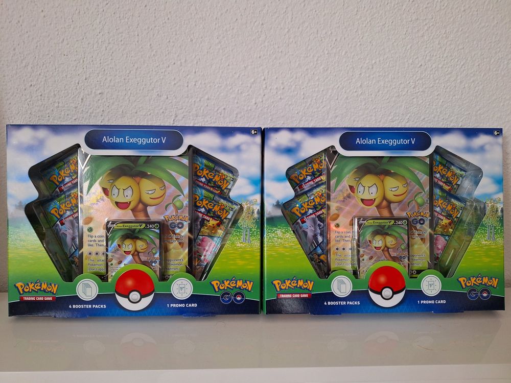 Lot de 2 coffret : Pokémon GO Alolan Exeggutor V Box EN | Kaufen auf ...