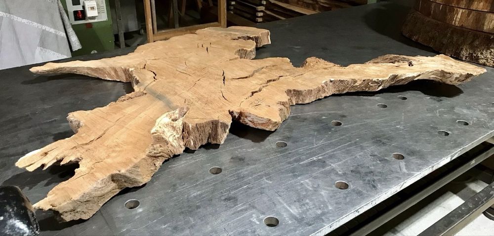 Eiche, Baumscheibe, Wurzelscheibe, Massivholz, Holz, Tisch (Neu (gemäss Beschreibung)) in Meggen ...