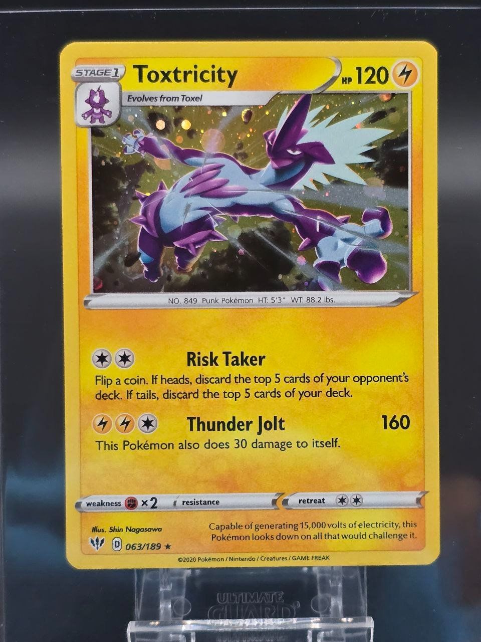 Toxtricity [Cosmos Holo] #63 Darkness Ablaze NM / 🇬🇧 (D'occasion) à ...