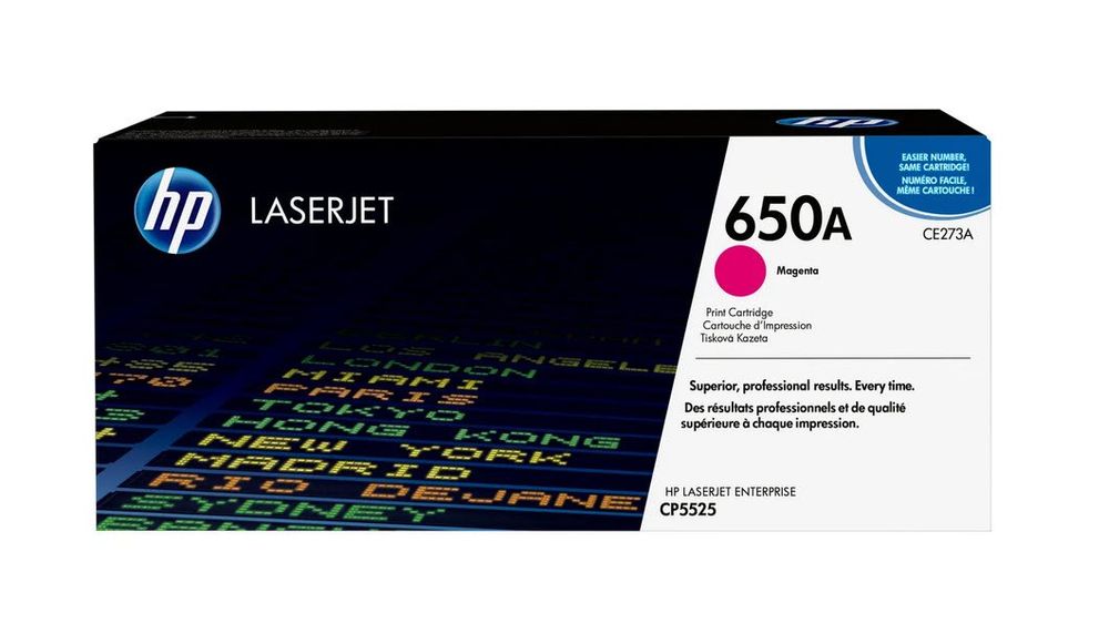 HP CLJ Enterprise CP5520, CP5525, M750 Toner, CE273A, 650A (Neu und ...