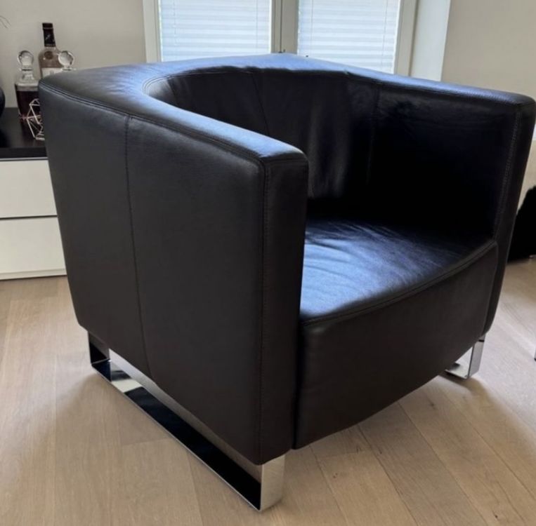 Sessel Leder Dunkelbraun (Gebraucht) in Lausen für CHF 90 – nur Abholung auf Ricardo kaufen