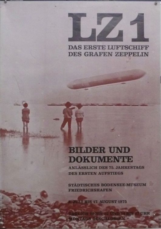 Plakat LZ1 das erste Luftschiff | Kaufen auf Ricardo