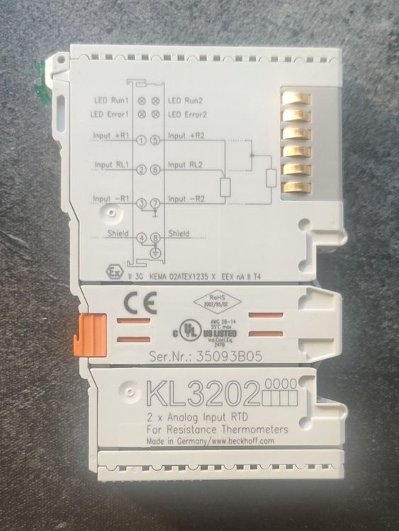 Beckhoff 2x Analog Input RTD (KL3202) | Kaufen auf Ricardo