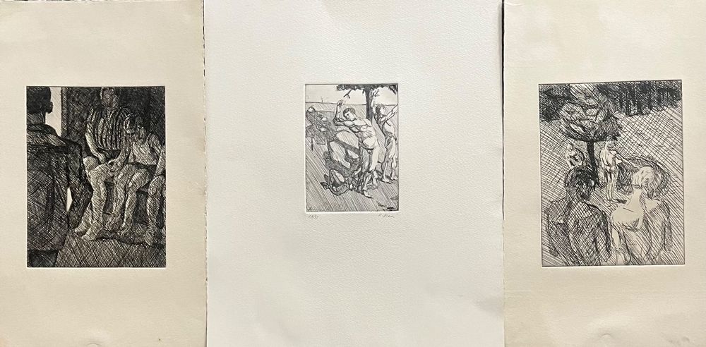 Kurt Plass (1945) 3x Radierung - Eine Handsigniert | Kaufen auf Ricardo