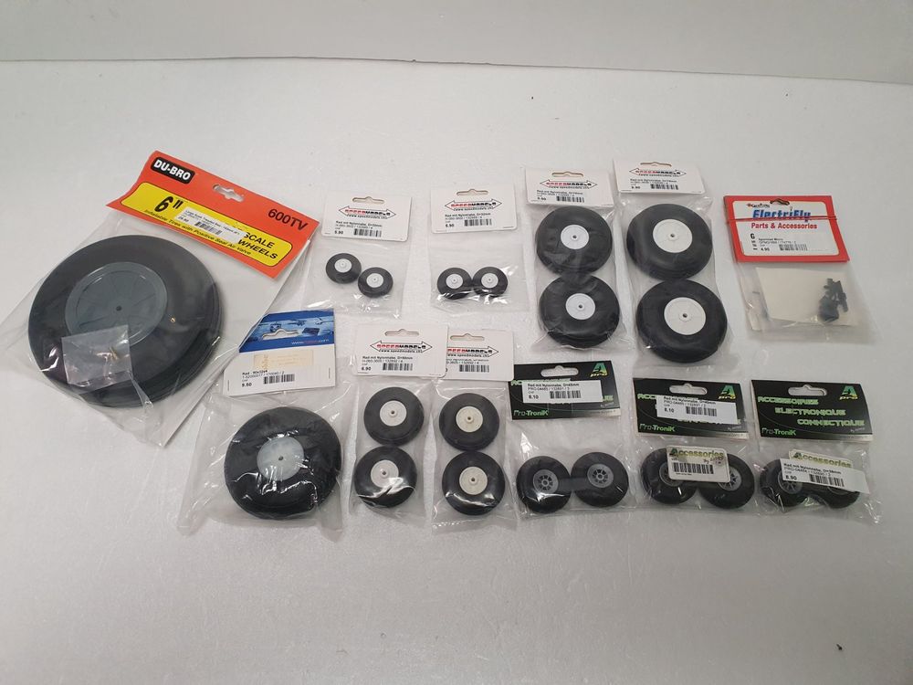 Rad Set für Modellflieger, Gummi, verschiedene Durchmesser | Kaufen auf ...