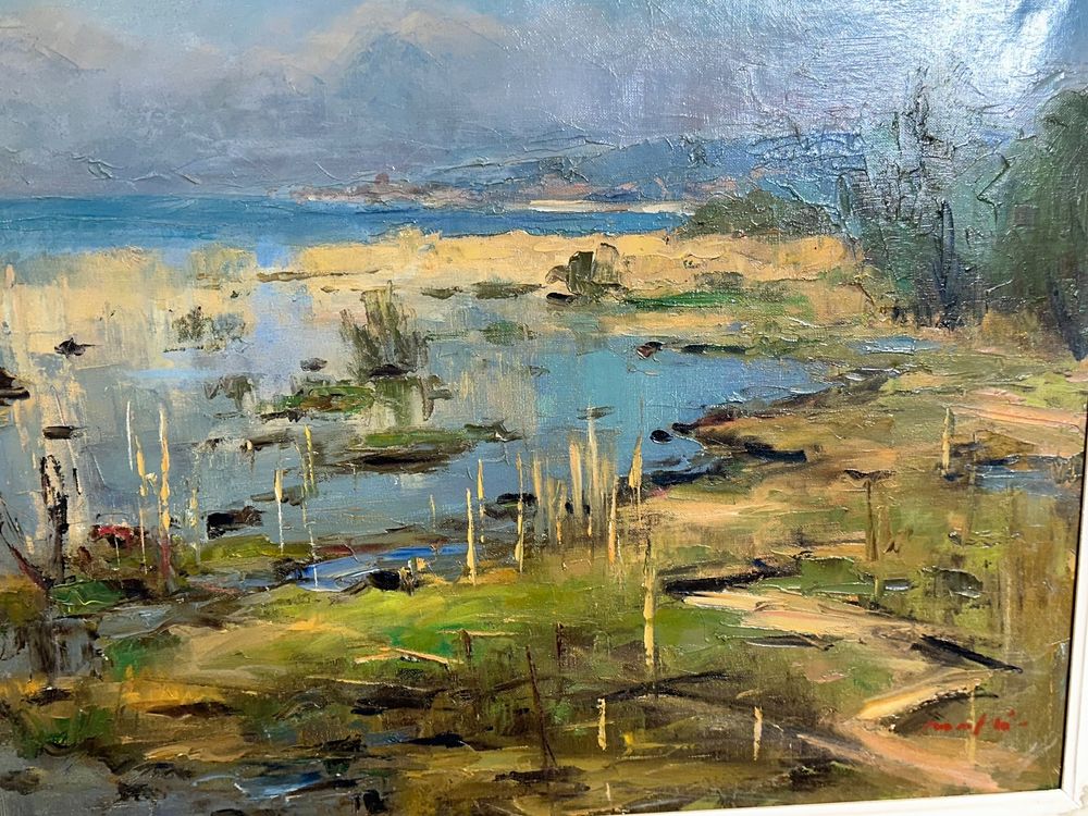 Walter MAFLI (1915-2017) Peinture sur toile signée | Kaufen auf Ricardo