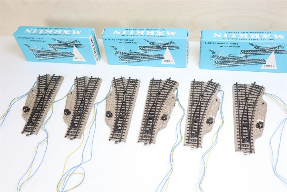 Märklin 6 x Elektro Weiche 5203 / 5204 | Kaufen auf Ricardo