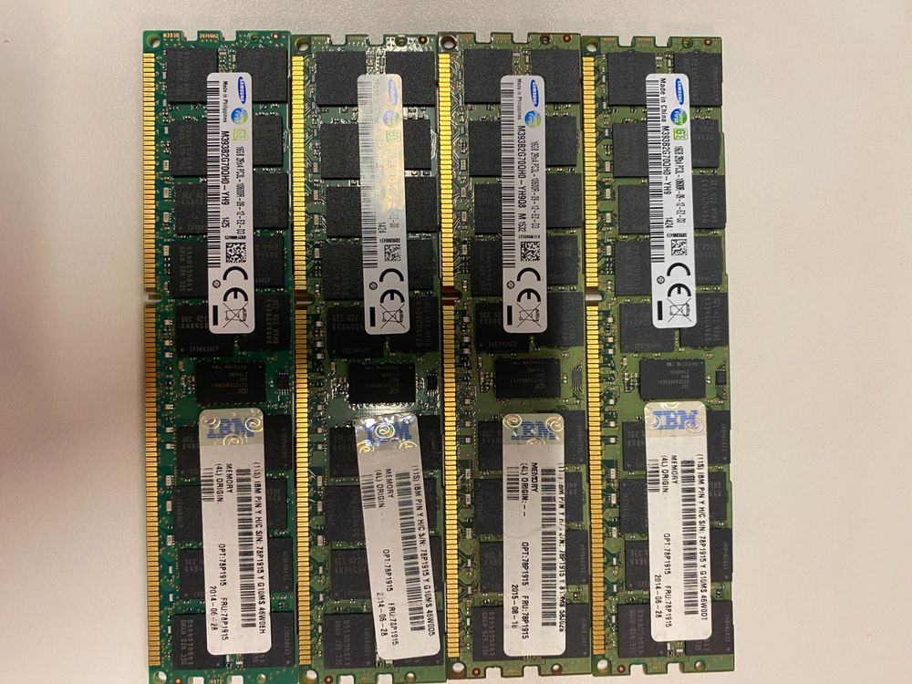 64GB Samsung Server RAM - 2RX4 PC3L-10600R-09-12-E2-D3 (Gebraucht) in ...