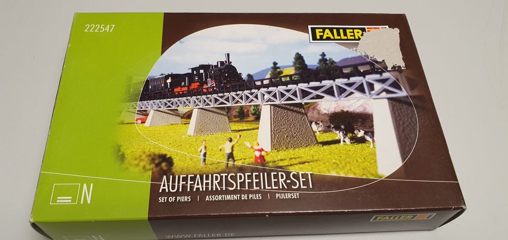 Faller 222547 Auffahrtspfeiler Set OVP (R) (Neu (gemäss Beschreibung ...