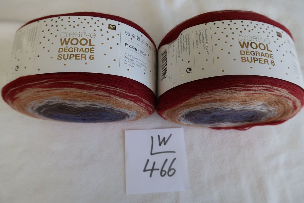 RICO Creative WOOL DEGRADE Super 6 (466) | Kaufen auf Ricardo