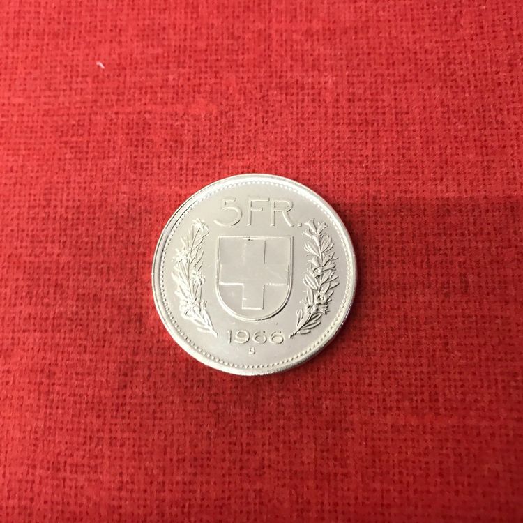 5 Franken 1966 Silber (Gebraucht) in Ormalingen für CHF 10.95 – mit Lieferung auf Ricardo kaufen