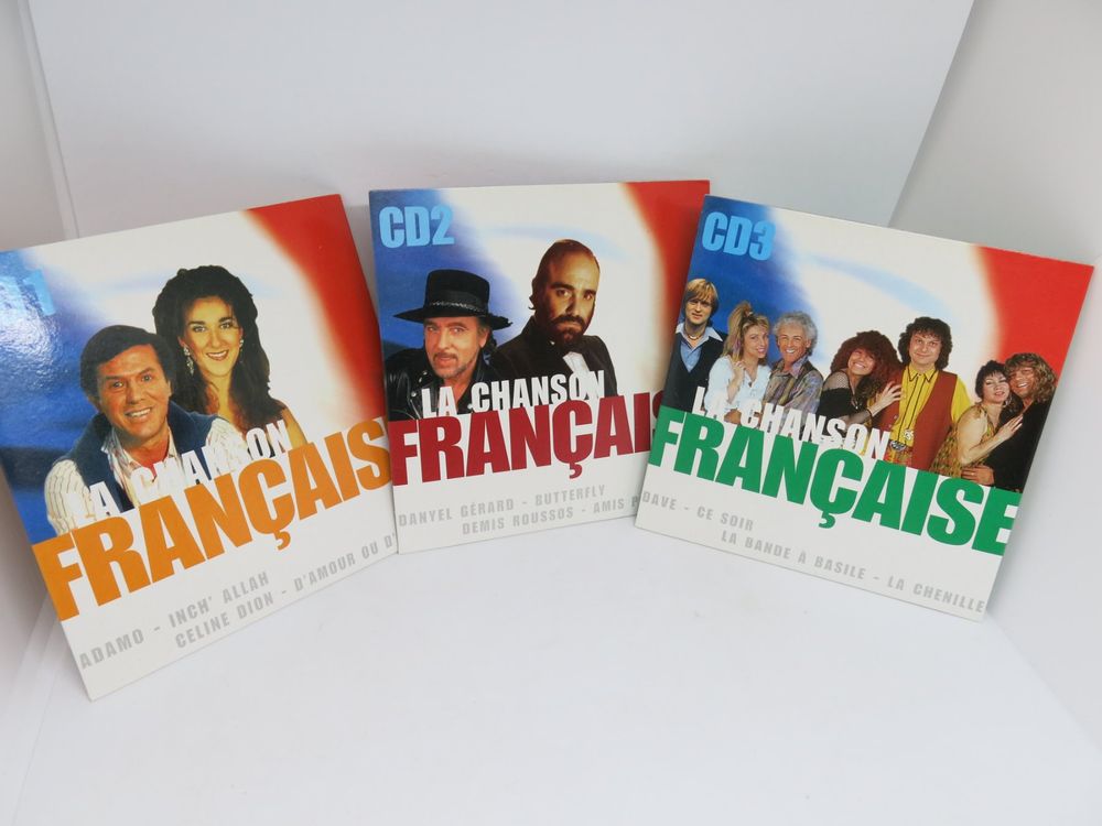 8 CD Box La Chanson Française Celine Dion Amanda Lear Adamo (D'occasion ...