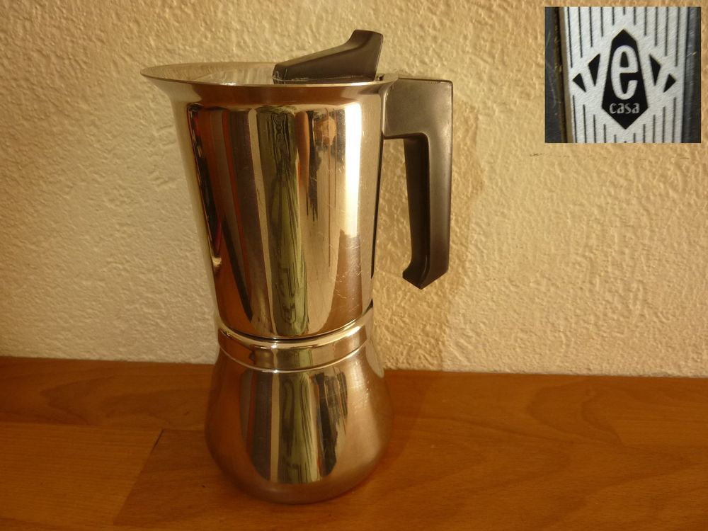 Espresso Kocher VEV VIGANÒ TAZ 6 inox 6 Tassen (Gebraucht) in ...