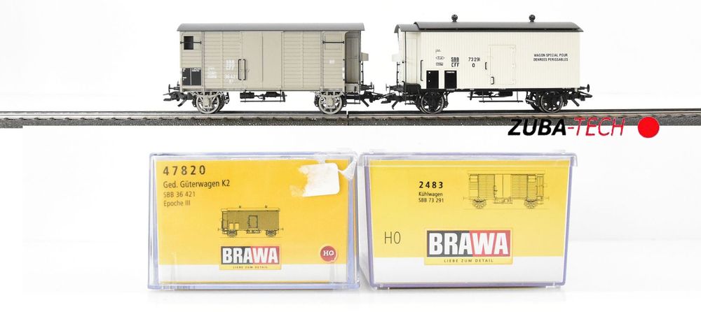 Brawa Güterwagen SBB H0 GS mit OVP (Neu und originalverpackt) in St ...