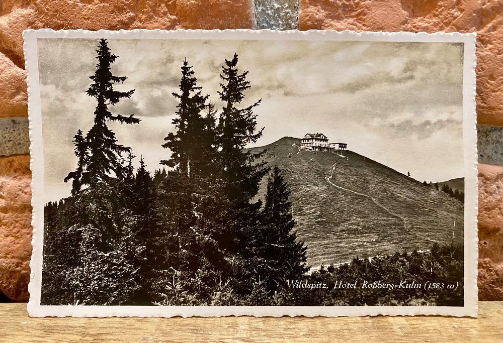 1942 - Alte Foto AK Wildspitz - Hotel Rossberg - Kulm (Gebraucht) in Root für CHF 1 – mit ...